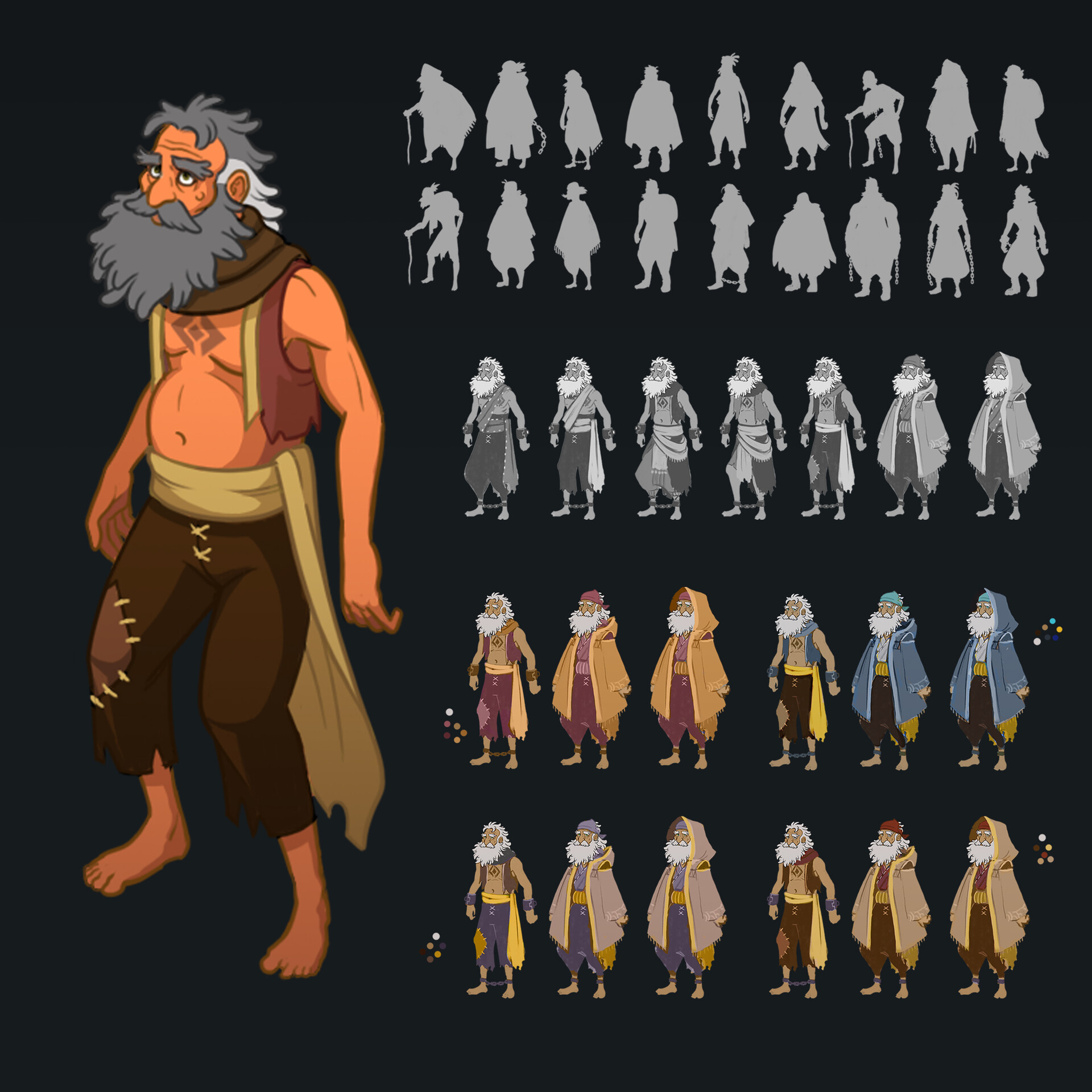 ArtStation - Old Slave (Character Design Pack)
