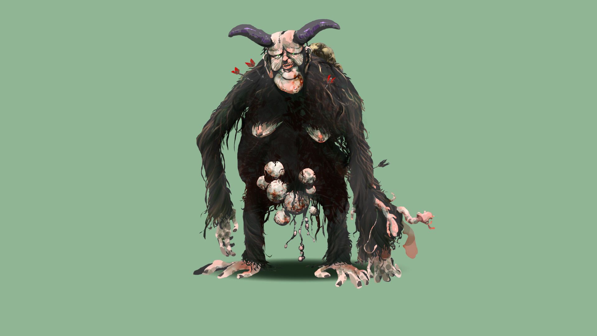 ArtStation - The Gasping Ape Creature Design