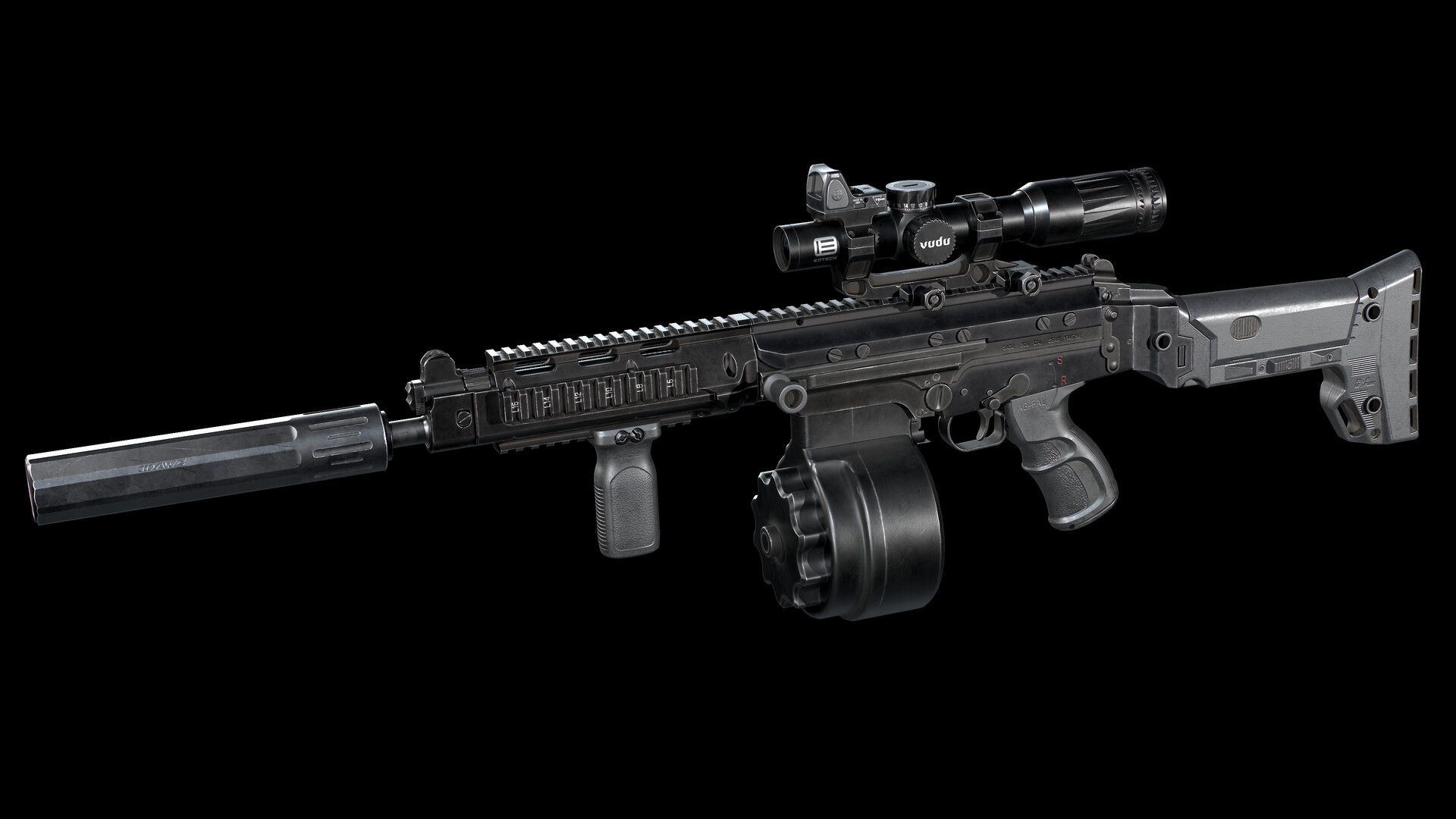 ArtStation - Assault rifle SA-58 FAL
