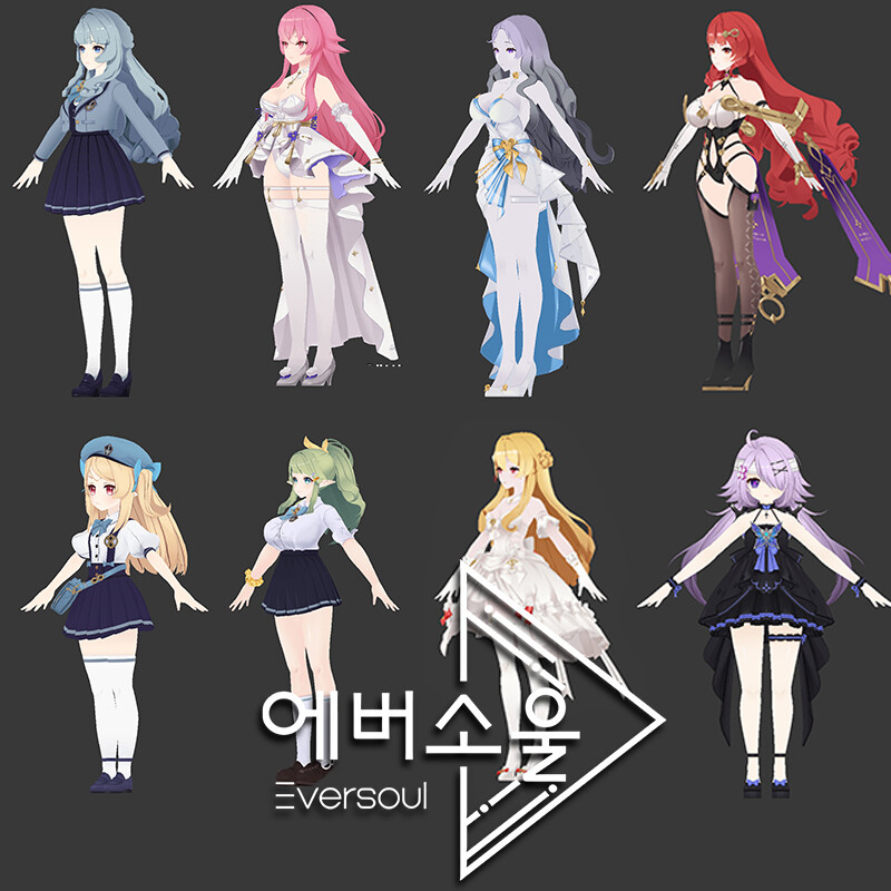 ArtStation - Eversoul Characters 1