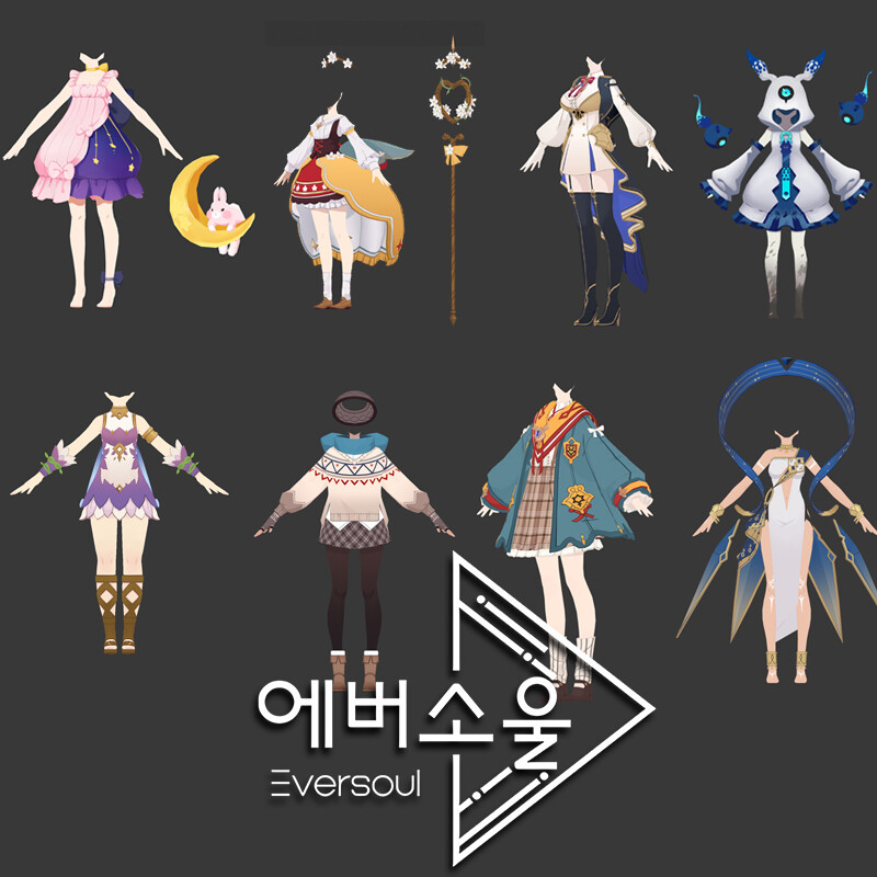 ArtStation - Eversoul Characters 3