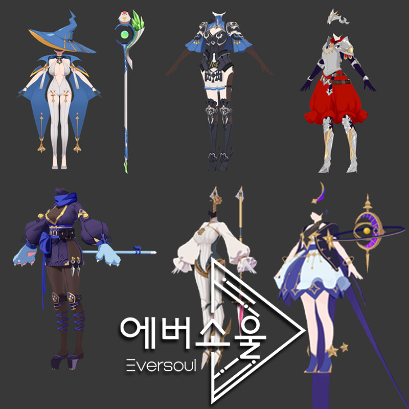 ArtStation - Eversoul Characters 4