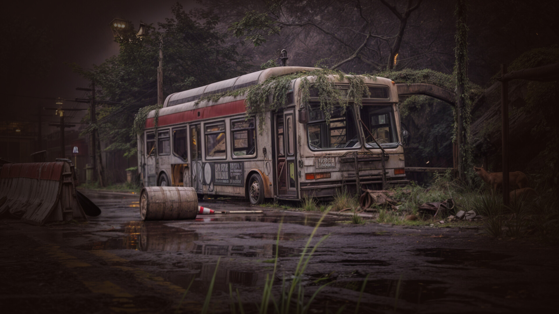 ArtStation - Post Apocalyptic Bus Cinematic - Unreal Engine 5