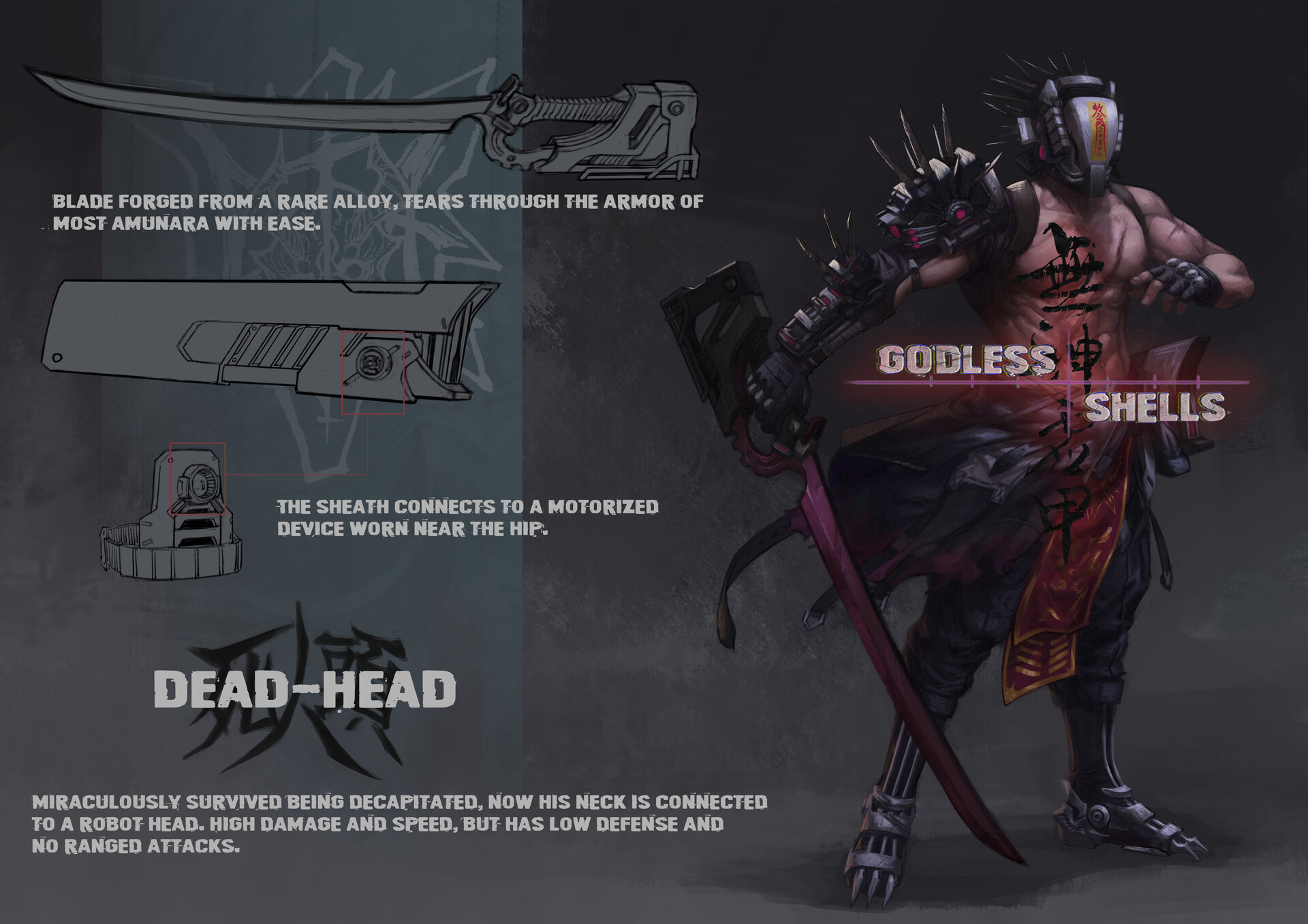 ArtStation - GODLESS SHELLS: DEAD-HEAD