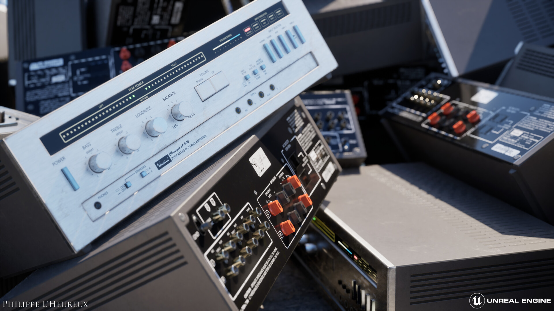 ArtStation - Sansui A-9 amplifier