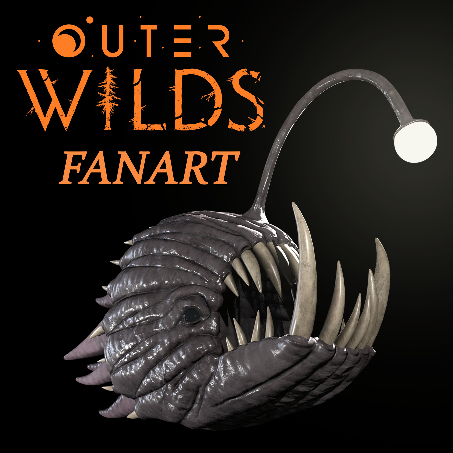 ArtStation - Outer Wilds Fanart - Anglerfish