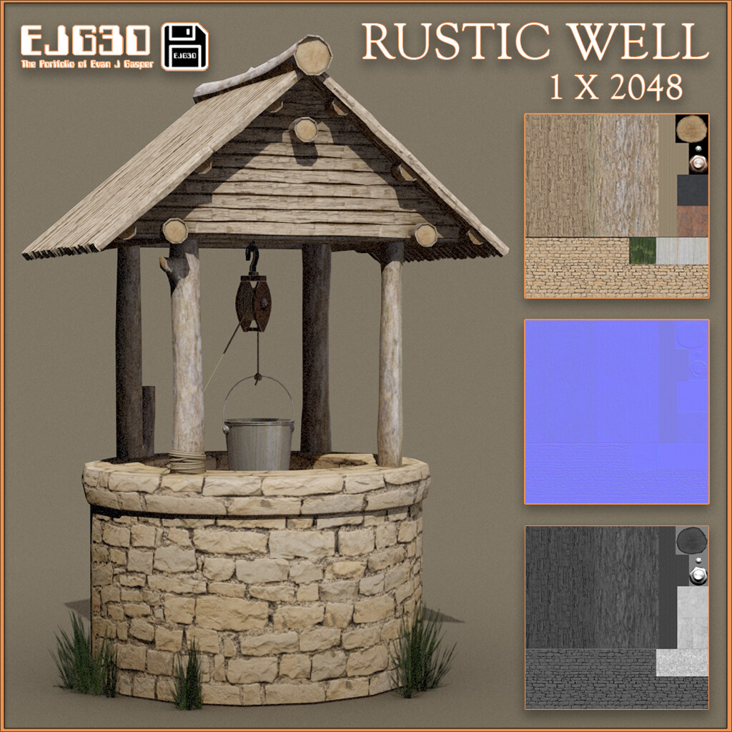 ArtStation - Rustic Well