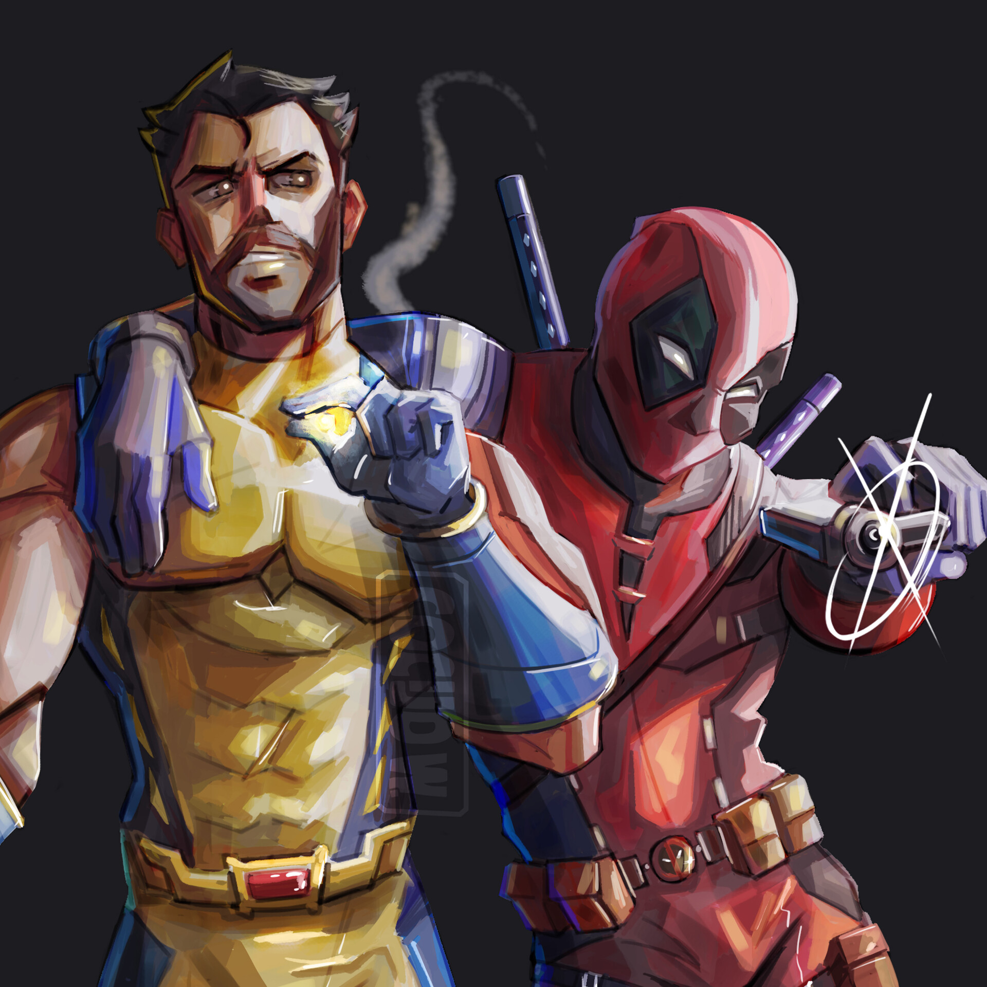 ArtStation - Deadpool x Wolverine (Deadpool 3)