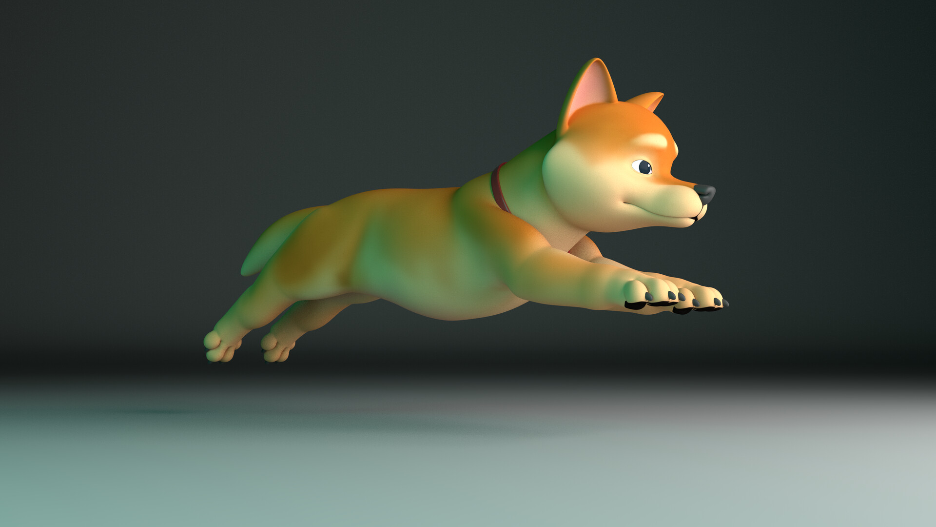 ArtStation - Dog run cycle