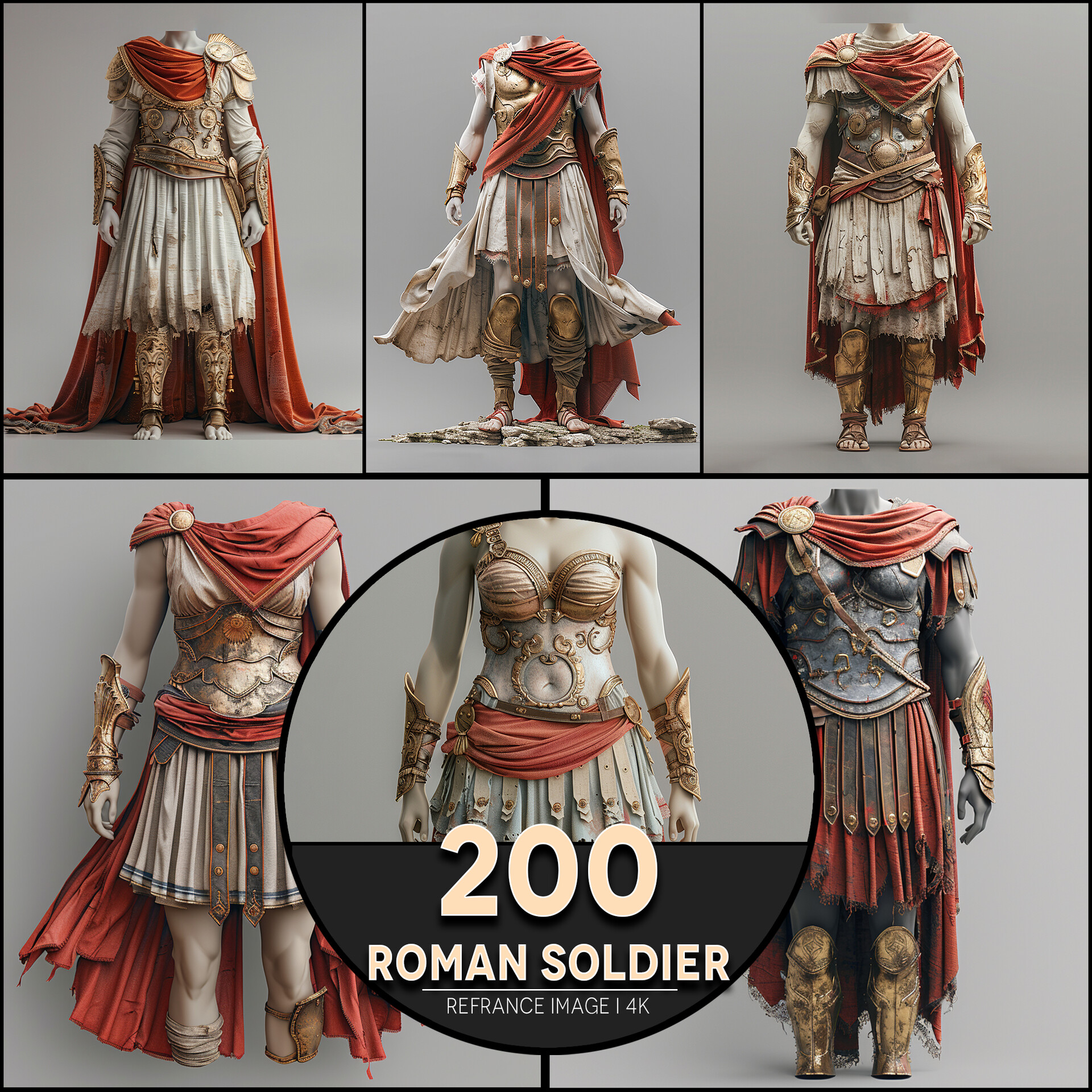 ArtStation - Roman Soldier 4K Reference/Concept Images