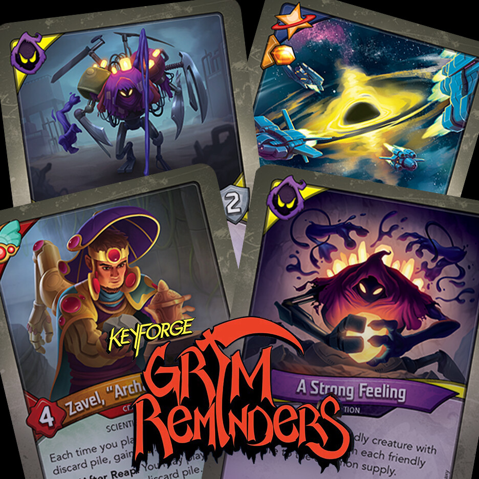 ArtStation - Keyforge: Grim Reminders