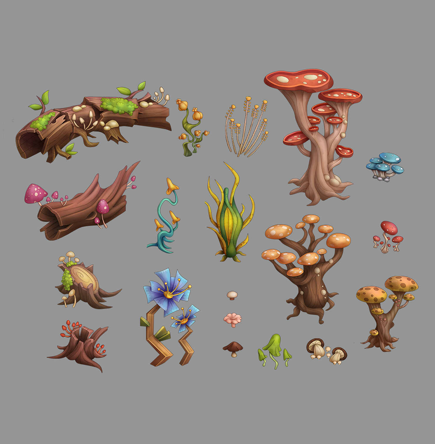 ArtStation - Objects sets (Chicken Derby)