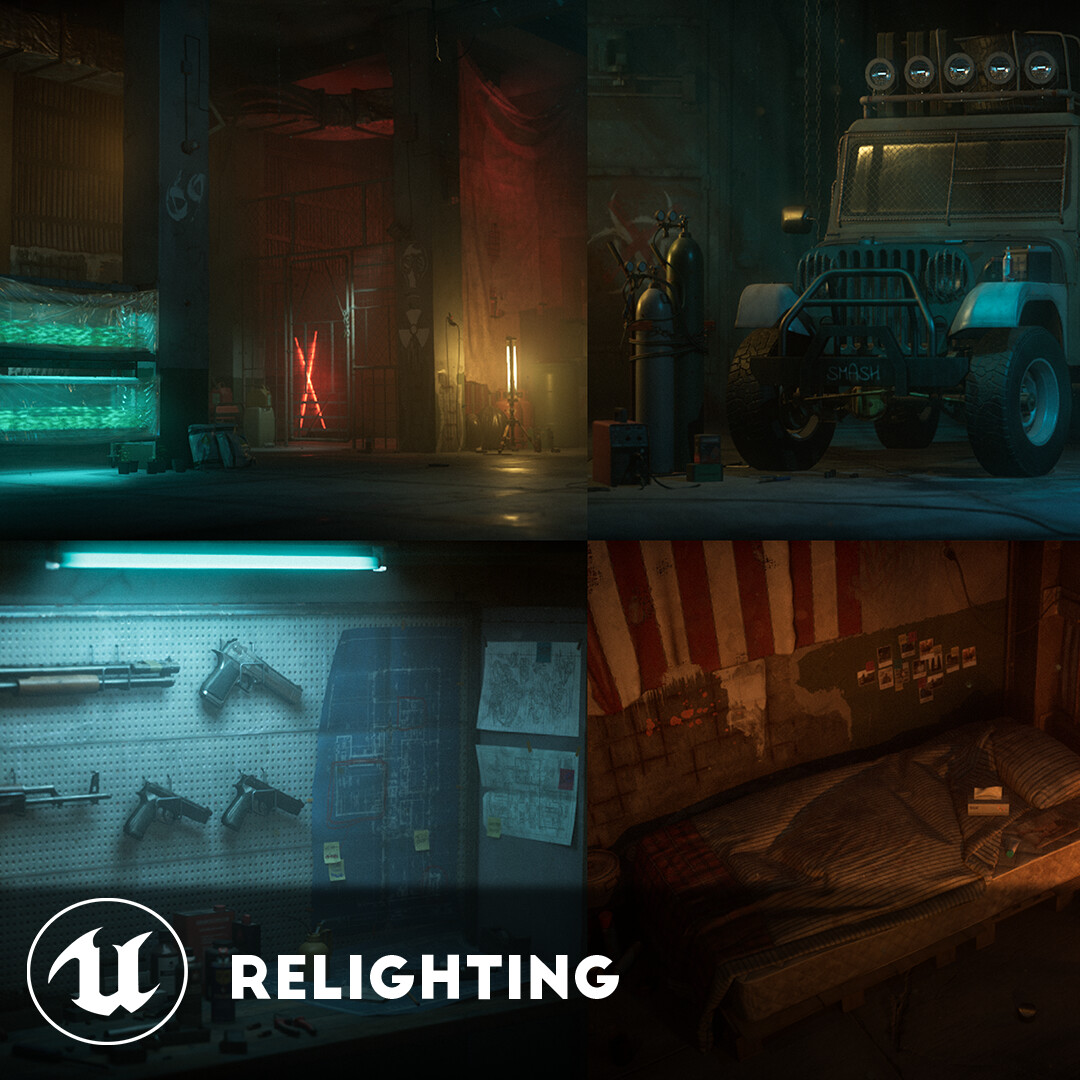 ArtStation - Safe House Relighting