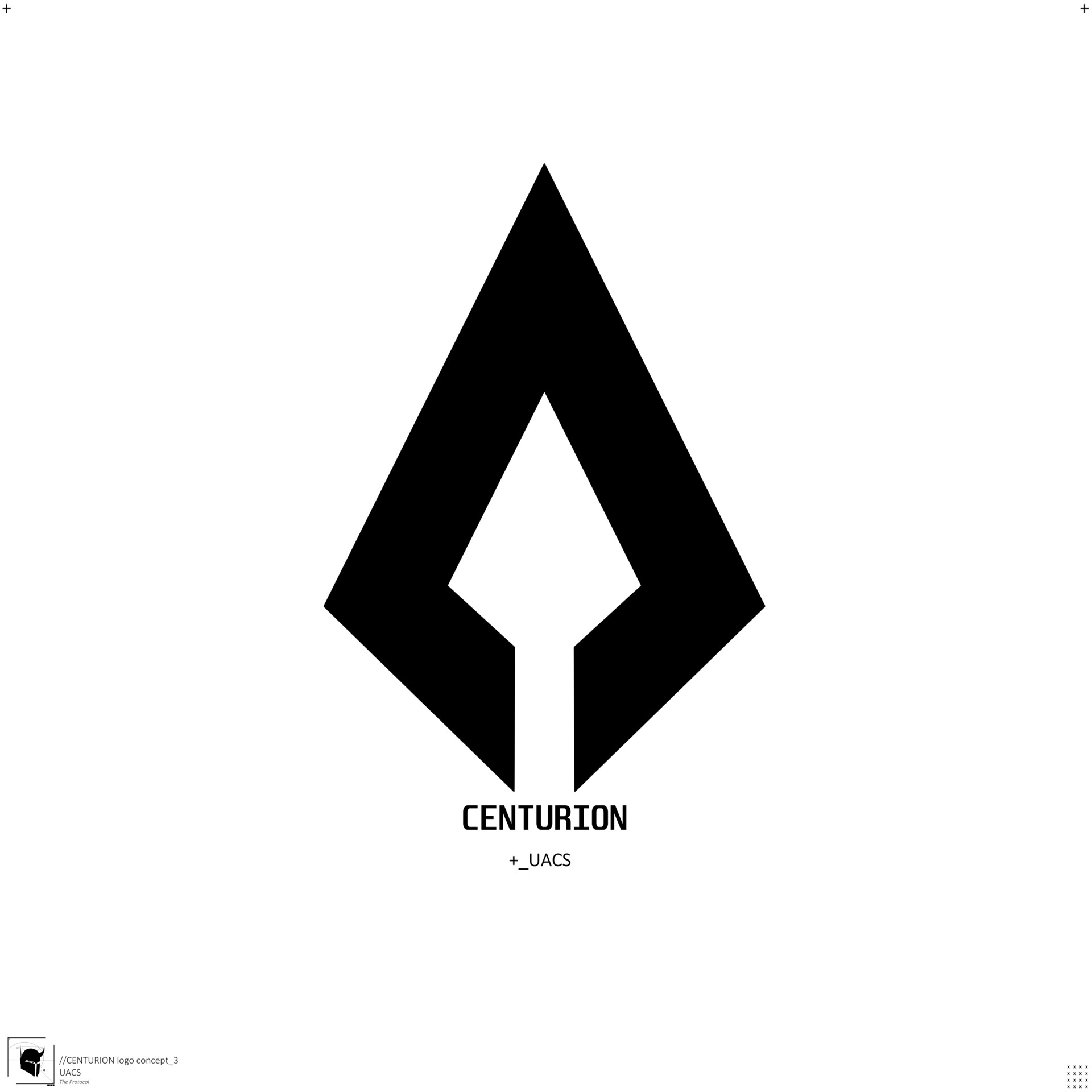ArtStation - //Centurion logo concept_UACS-The Protocol