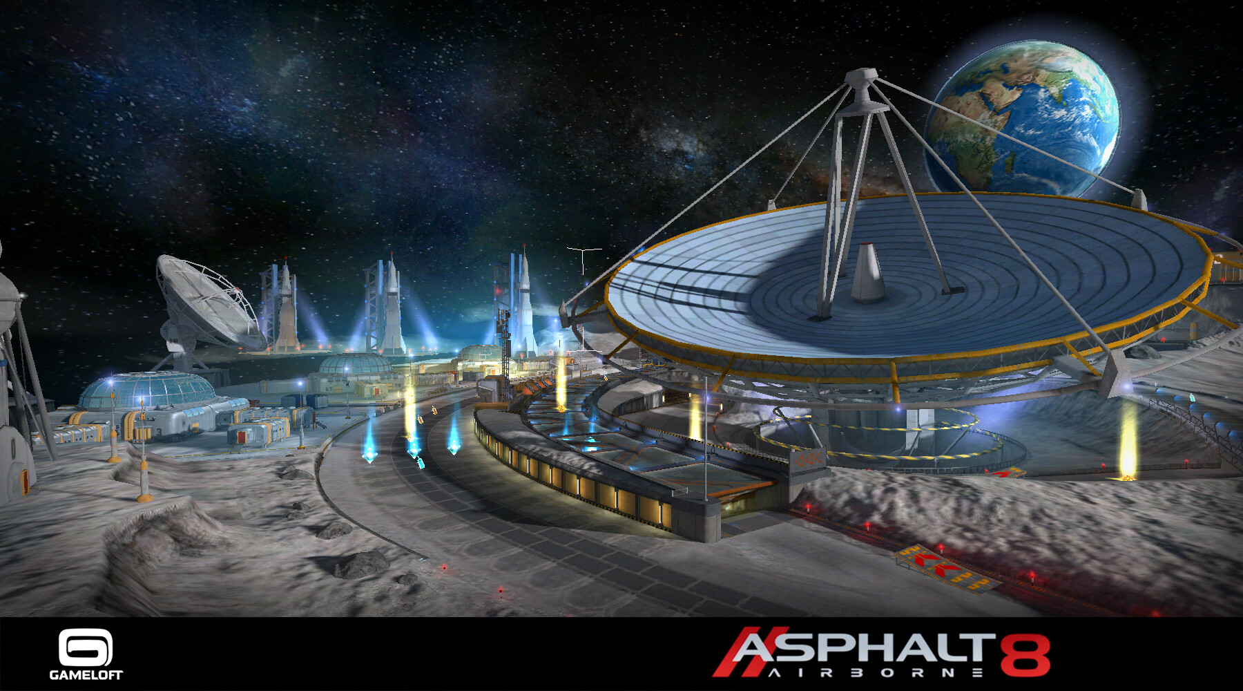 ArtStation - Asphalt 8 - Space Track