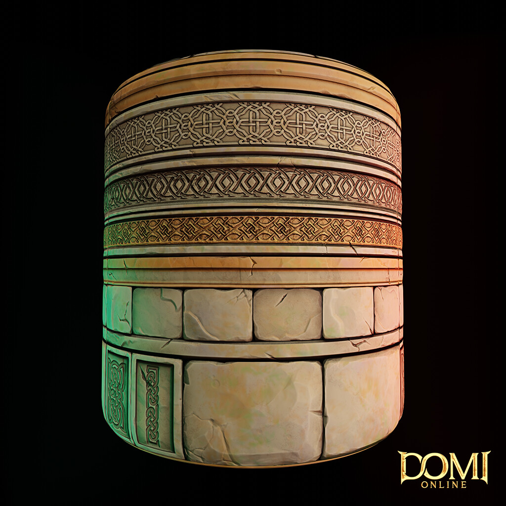 ArtStation - Stylized Stone Trim Sheet