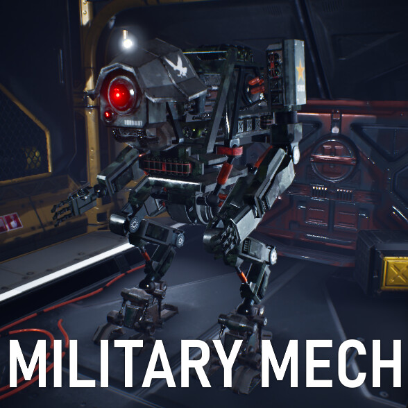 ArtStation - Military Robot Walker "Birdie"