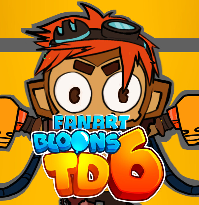 ArtStation - Fanart Concept Art of Bloons TD 6, Krins The Steampuker