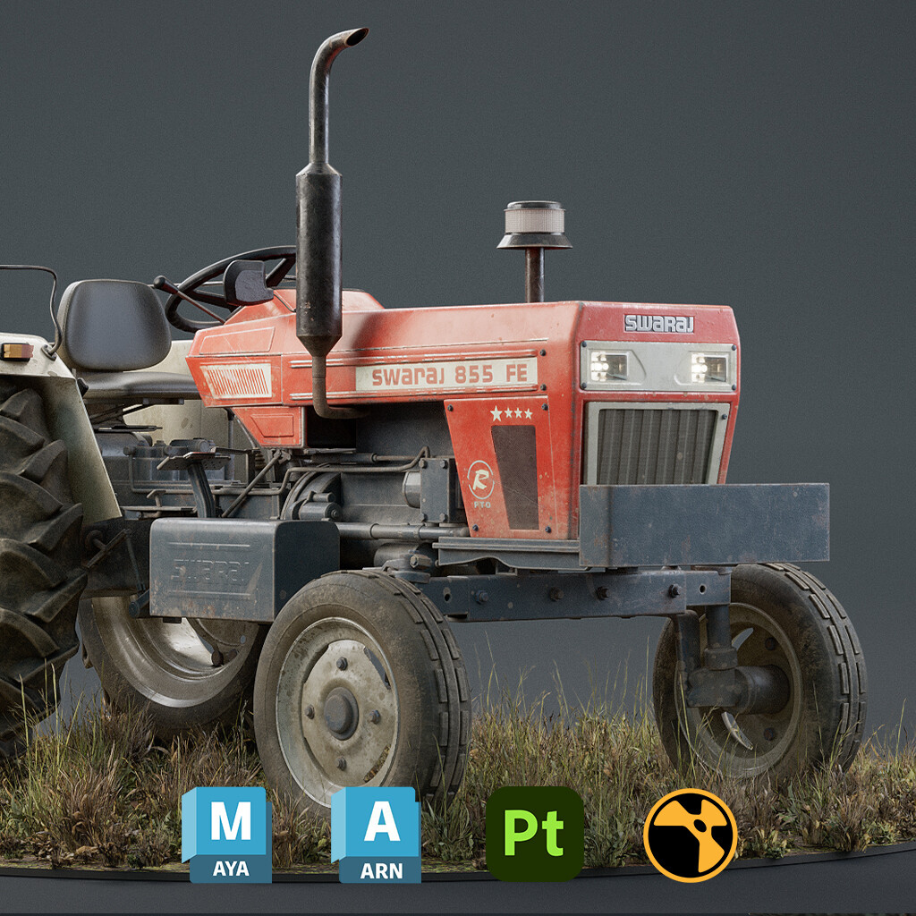ArtStation - Tractor (Texturing & Lookdev)