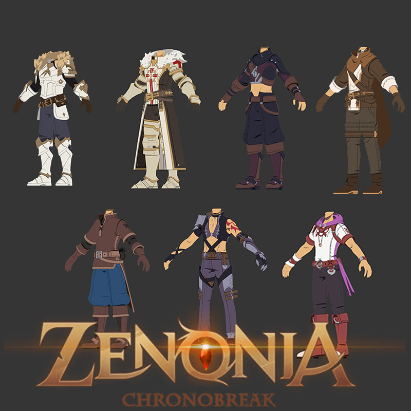 ArtStation - Zenonia Character Costume 6