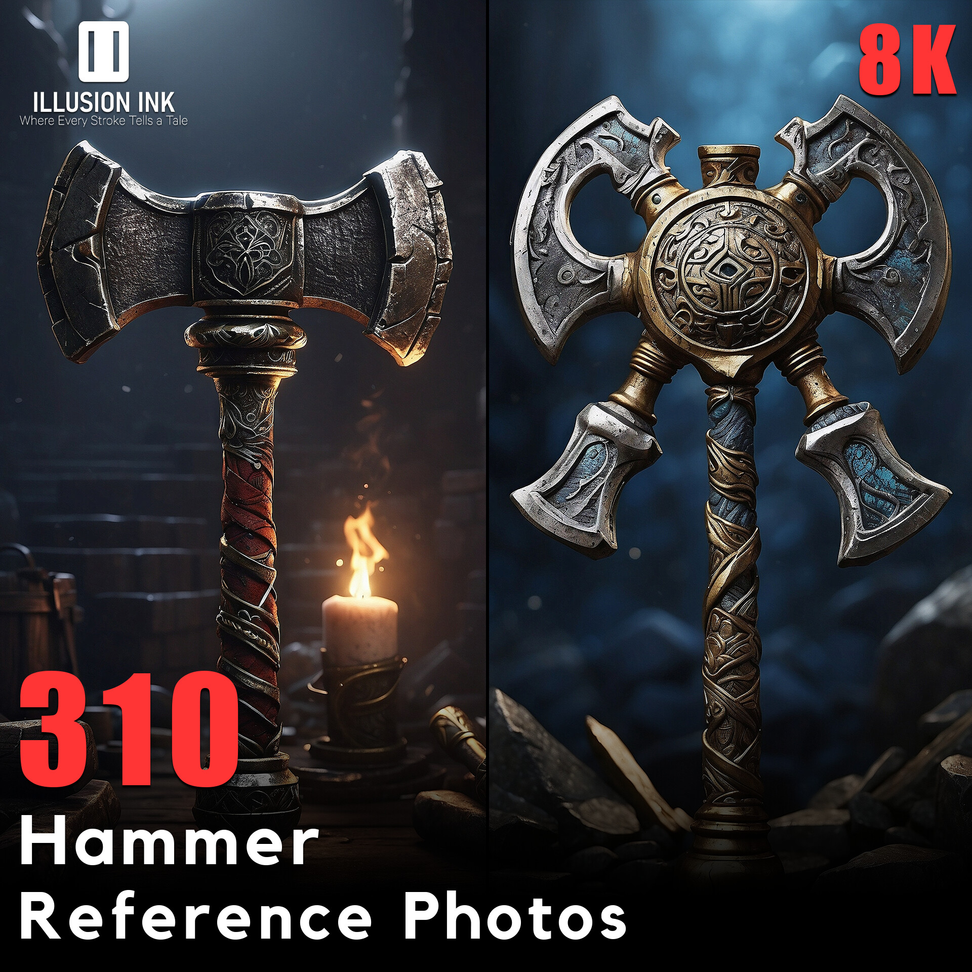 ArtStation - 310 Hammer Reference Photos | 8K