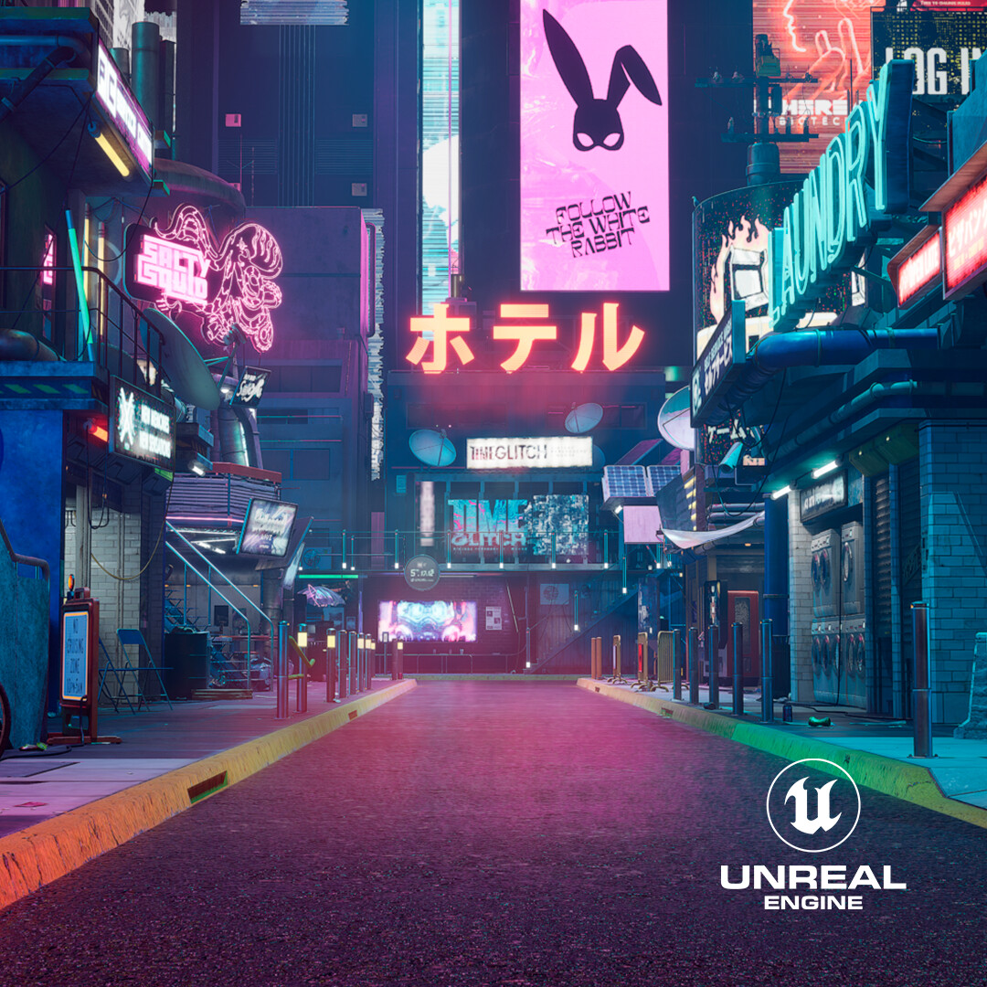 ArtStation - Cyberpunk Street