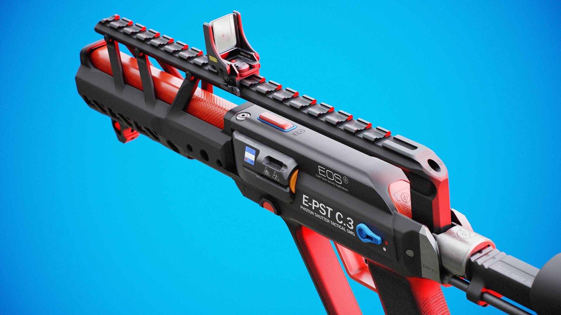 ArtStation - Eos Cicada Hardlight SMG