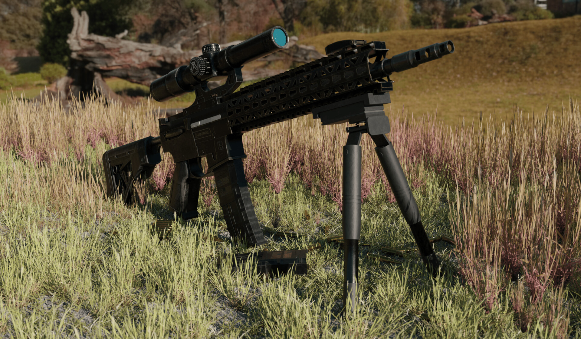 ArtStation - AR-15 Automated Rifle Gun