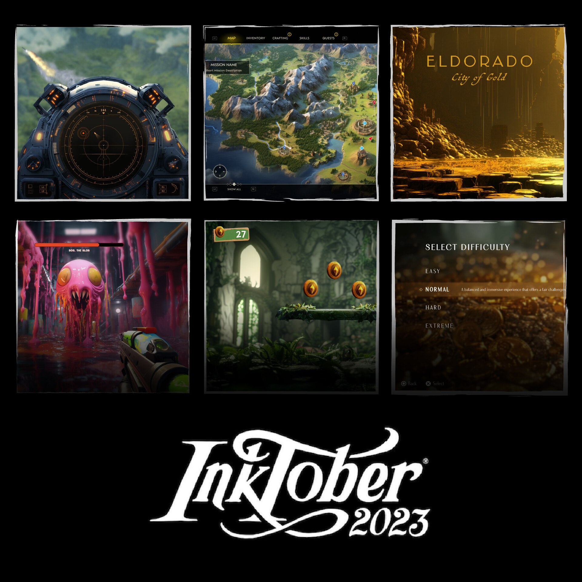 ArtStation - Inktober 2023 - Highlights