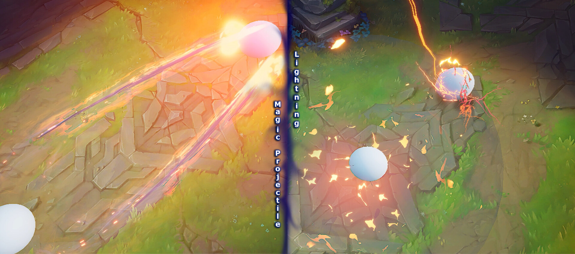 ArtStation - Magic projectile and Lightning Skill VFx - League Of ...