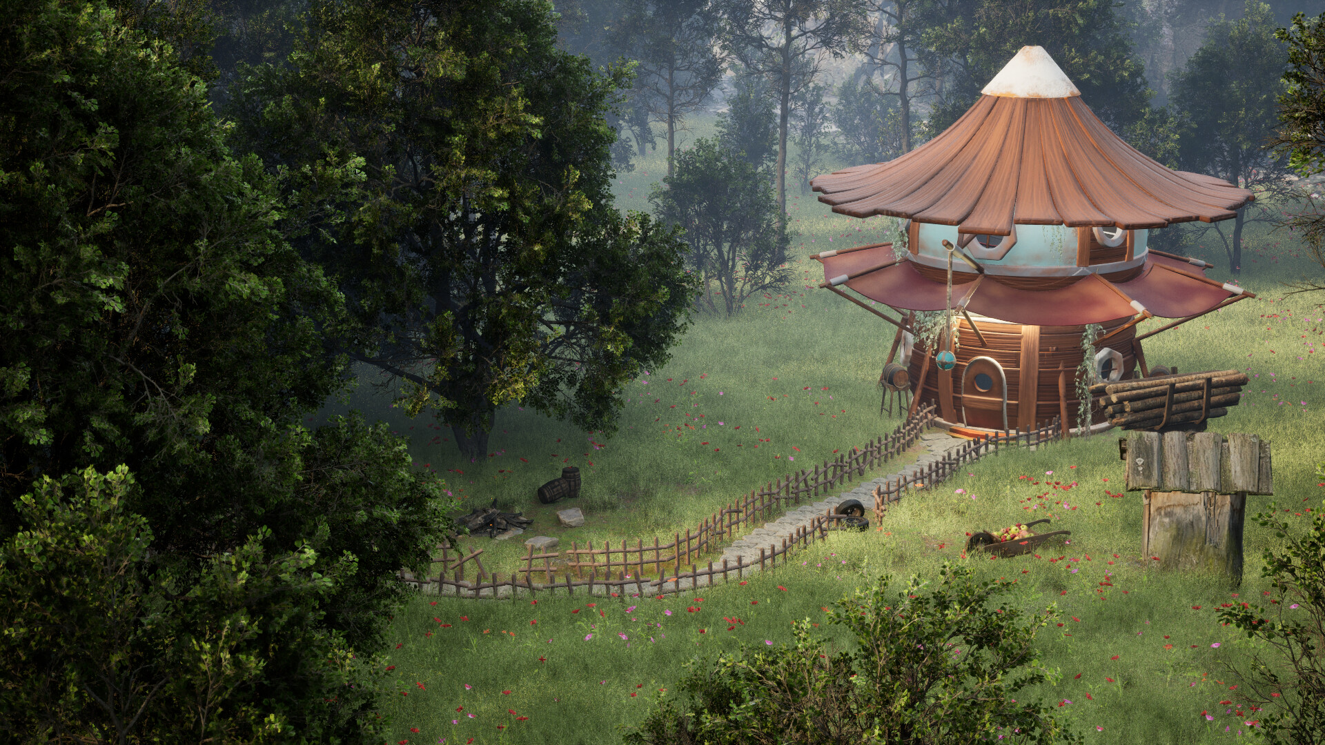 ArtStation - Stylized House Animation