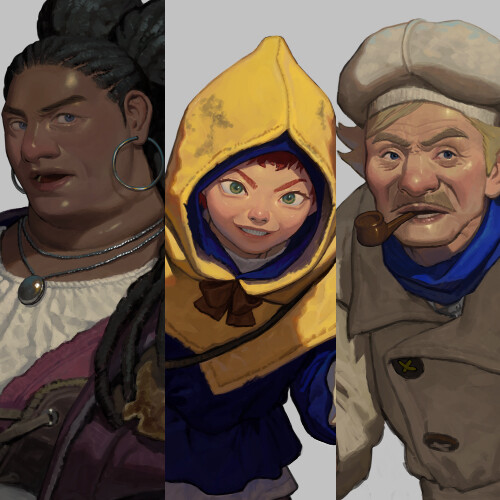 ArtStation - Fantasy Village NPC