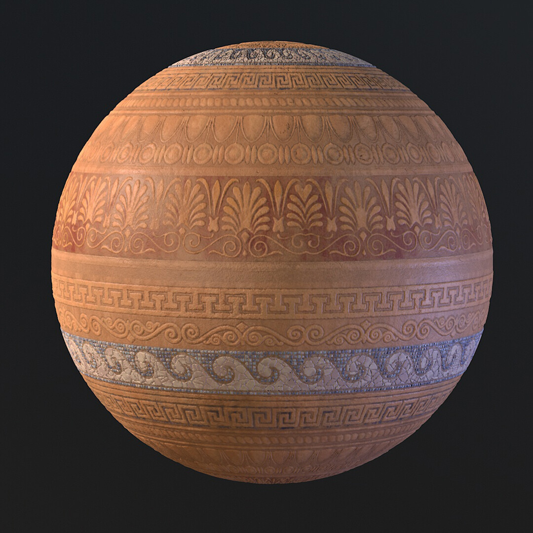 ArtStation - Ancient Greek Tile