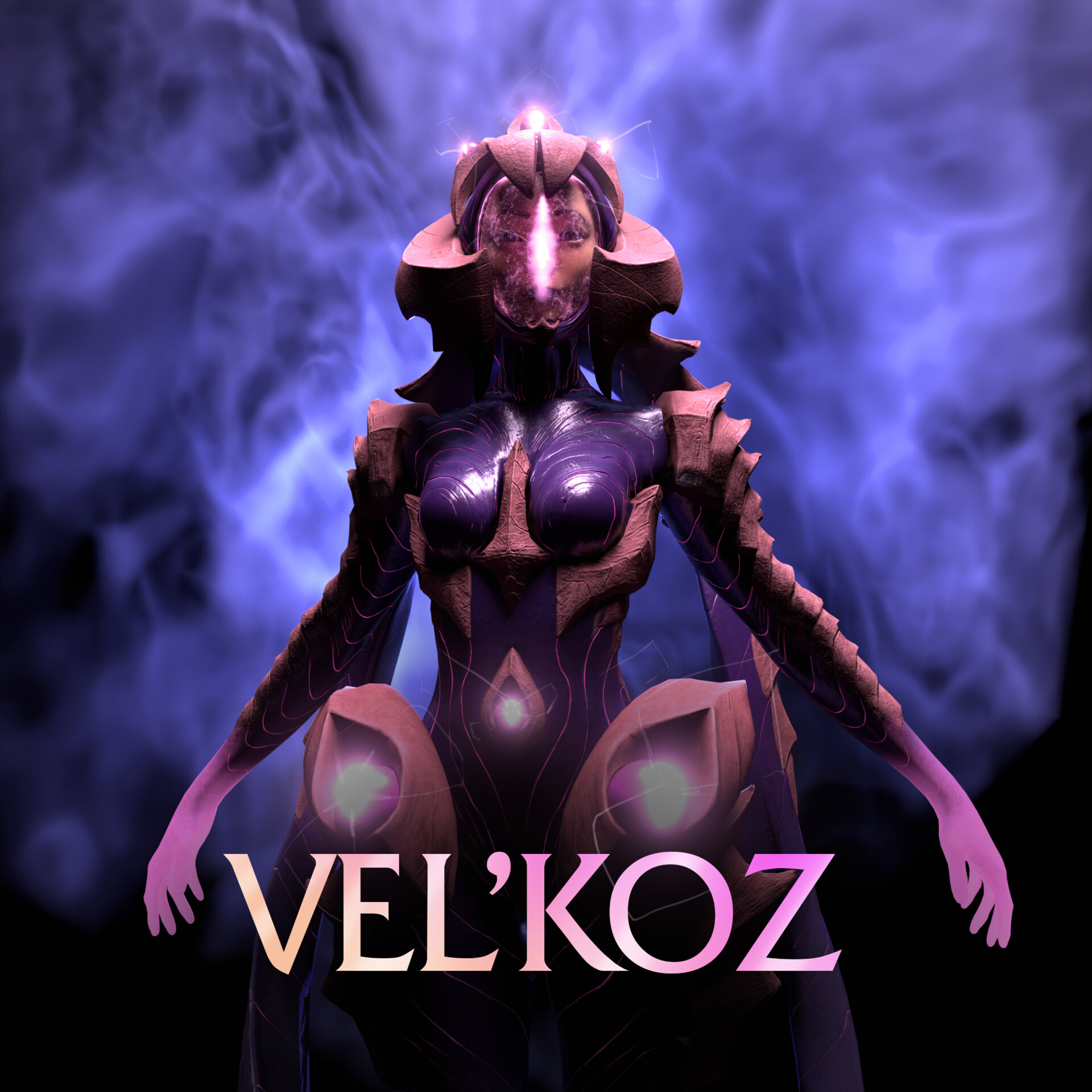 ArtStation - Vel'koz : Eye of the oid ( Fan Art Patrick )