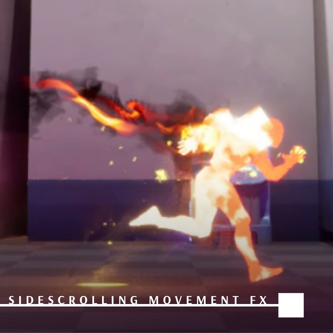 ArtStation - Sidescrolling Flame FX