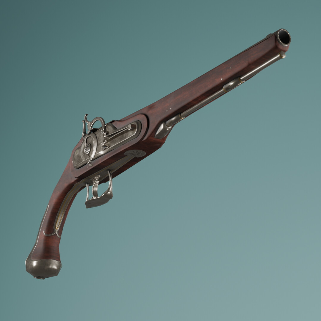 ArtStation - Wheellock Pistol