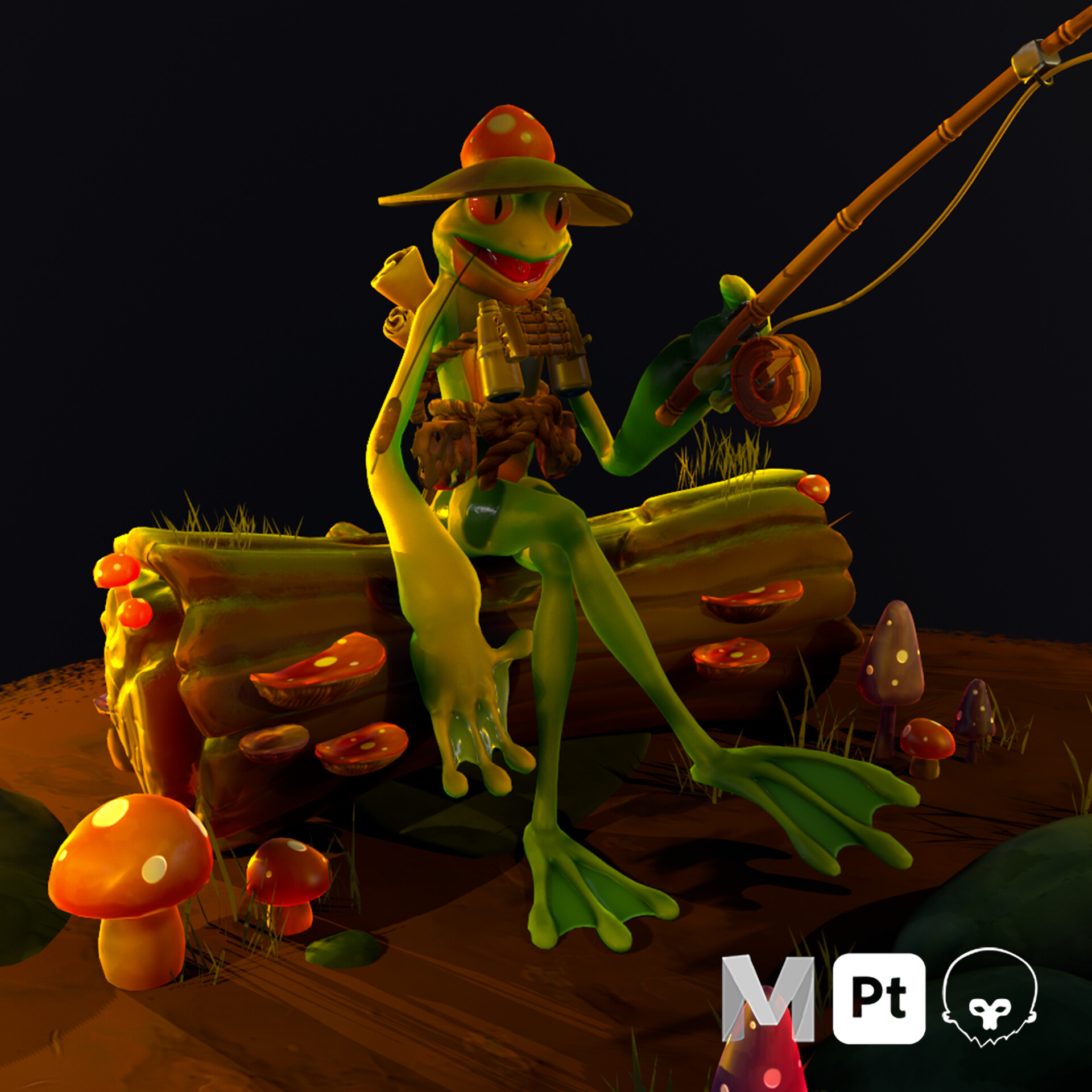 ArtStation - Adventurer Frog