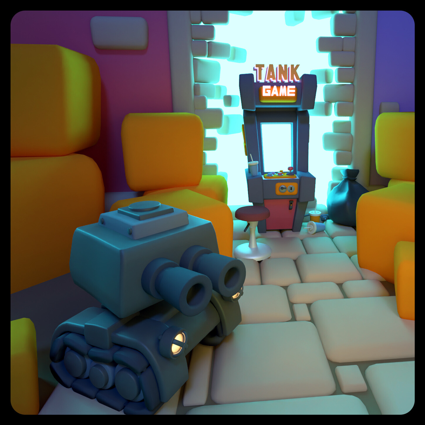 ArtStation - tank game