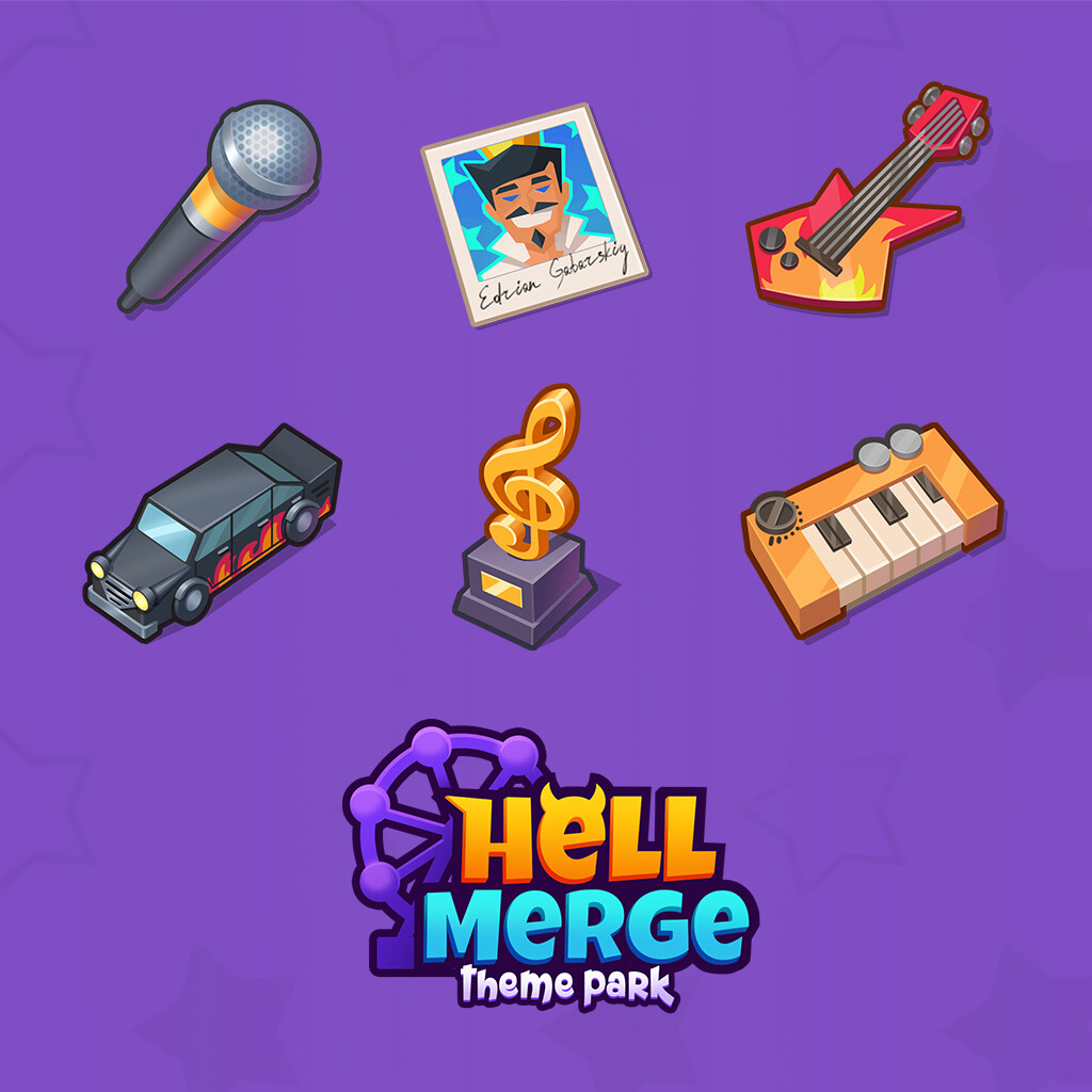 ArtStation - Hell Merge Event Icons