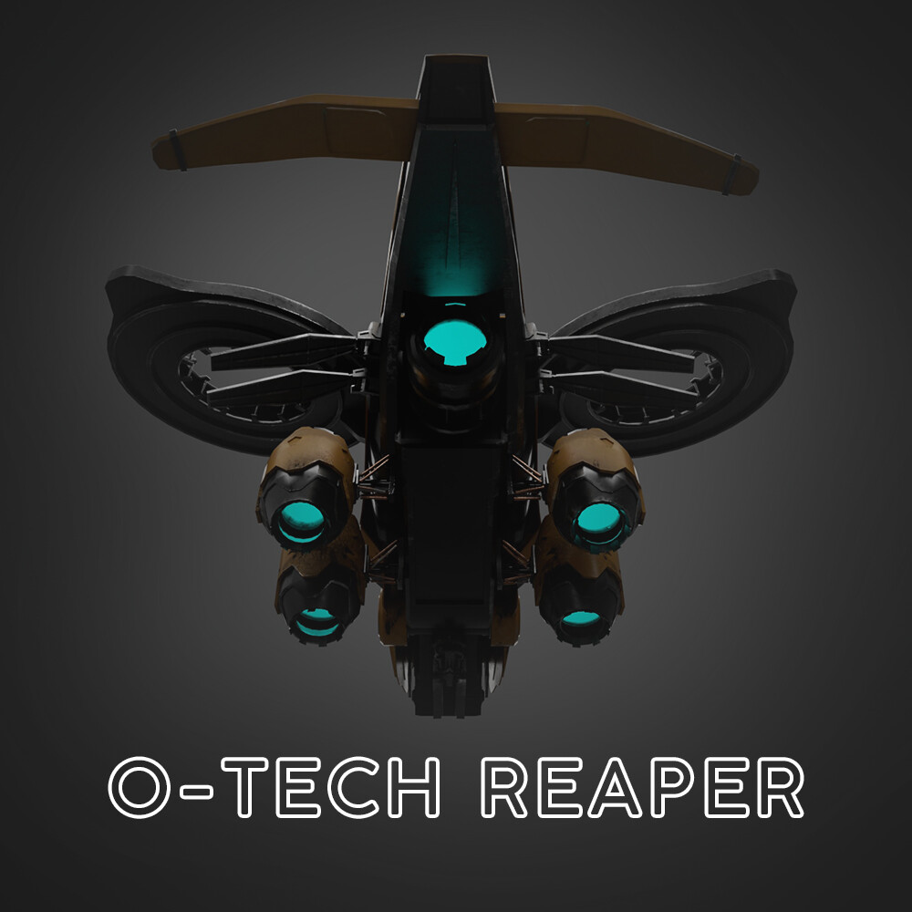 ArtStation - O-TECH REAPER 3D MODEL