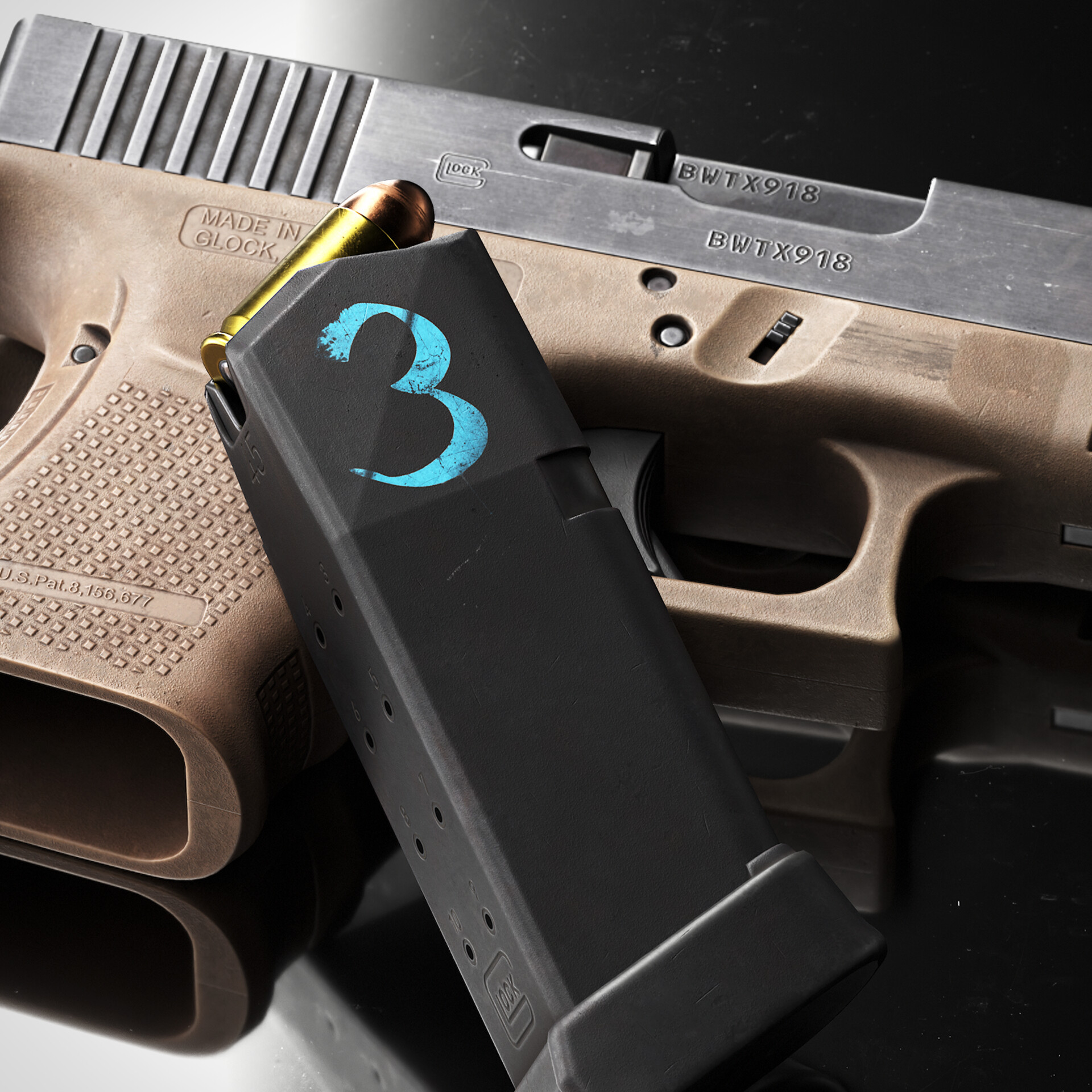 ArtStation - Glock 30 Gen4