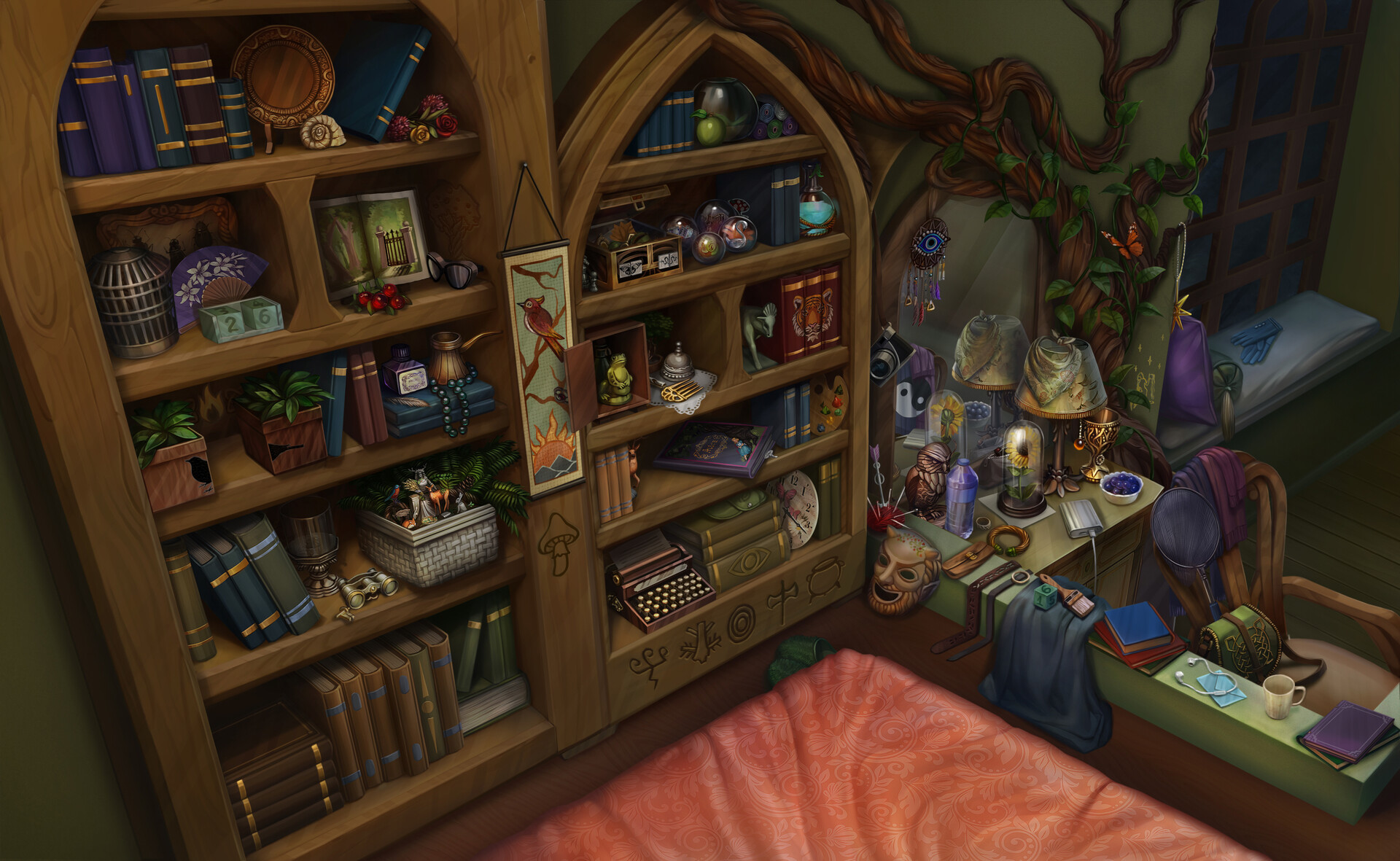 ArtStation - locations for hidden objects game