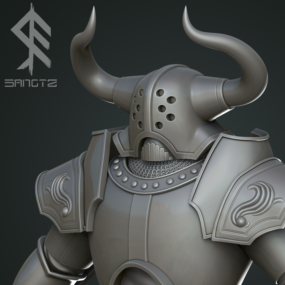 ArtStation - Stylized Knight WIP