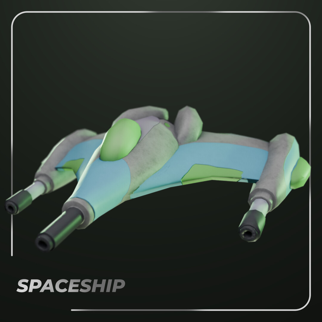 ArtStation - 3D Spaceship