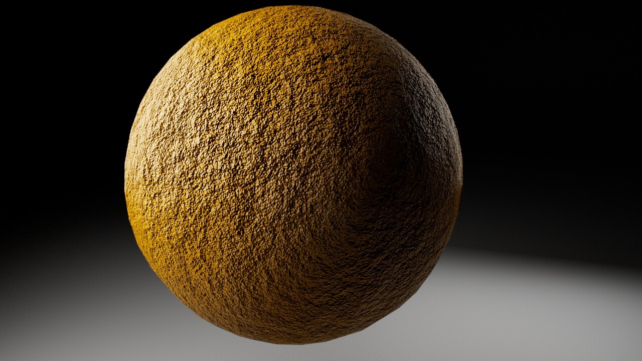 ArtStation - Orange texture study