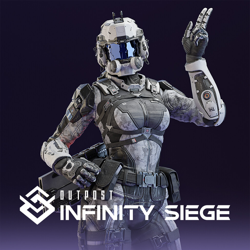 ArtStation - Outpost: InfinitySiege Hare Squad//重装前哨 大剑兔小队/近战兵