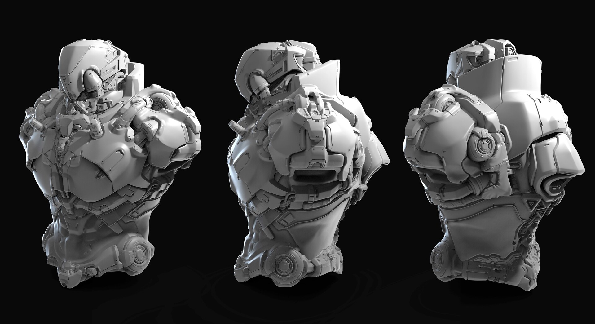 ArtStation - Just an iron shell man