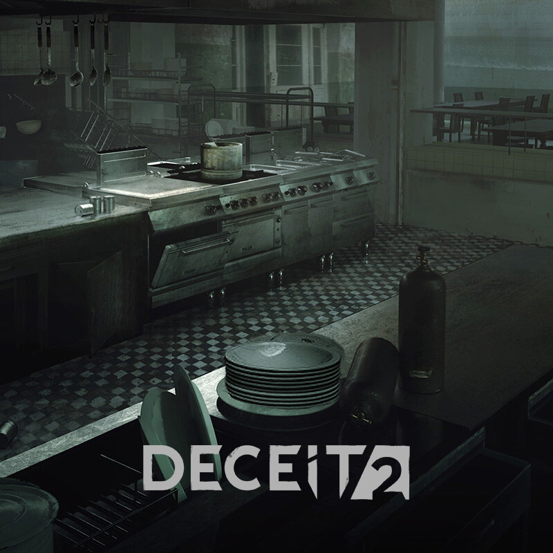 ArtStation - Deceit 2 - The Millhaven Asylum The Kitchen