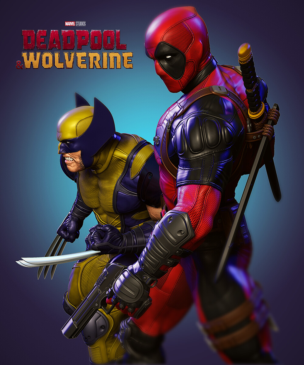 ArtStation - Deadpool & Wolverine fan'art