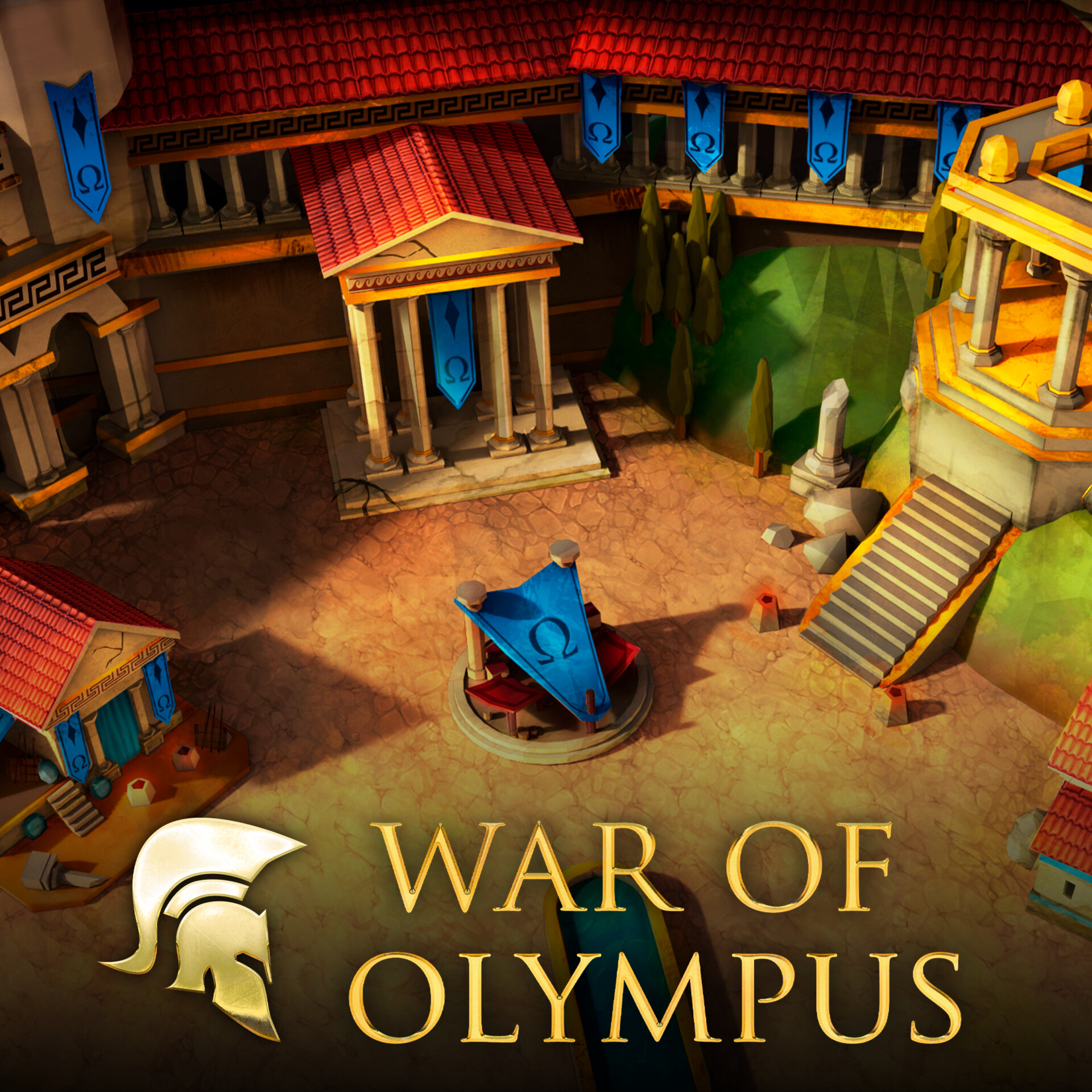 ArtStation - War Of Olympus City menu